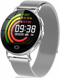 Fitness Tracker Watch Silver - Wearable Fitness Trackers